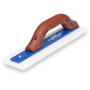 MARSHALLTOWN 16 in. x 3 in. White Lightning Hand Float, DuraSoft Handle ...