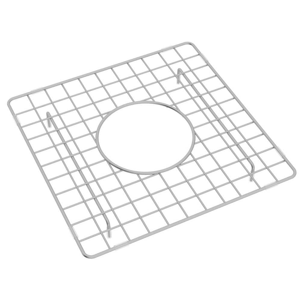 ROHL Lancaster 11.25 in. L x 11.25 in. W Bottom Grid in Stainless Steel ...