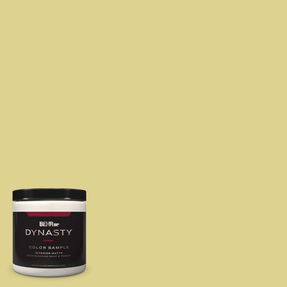 BEHR DYNASTY 8 oz. #T17-16 Thats My Lime Matte Stain-Blocking Interior ...