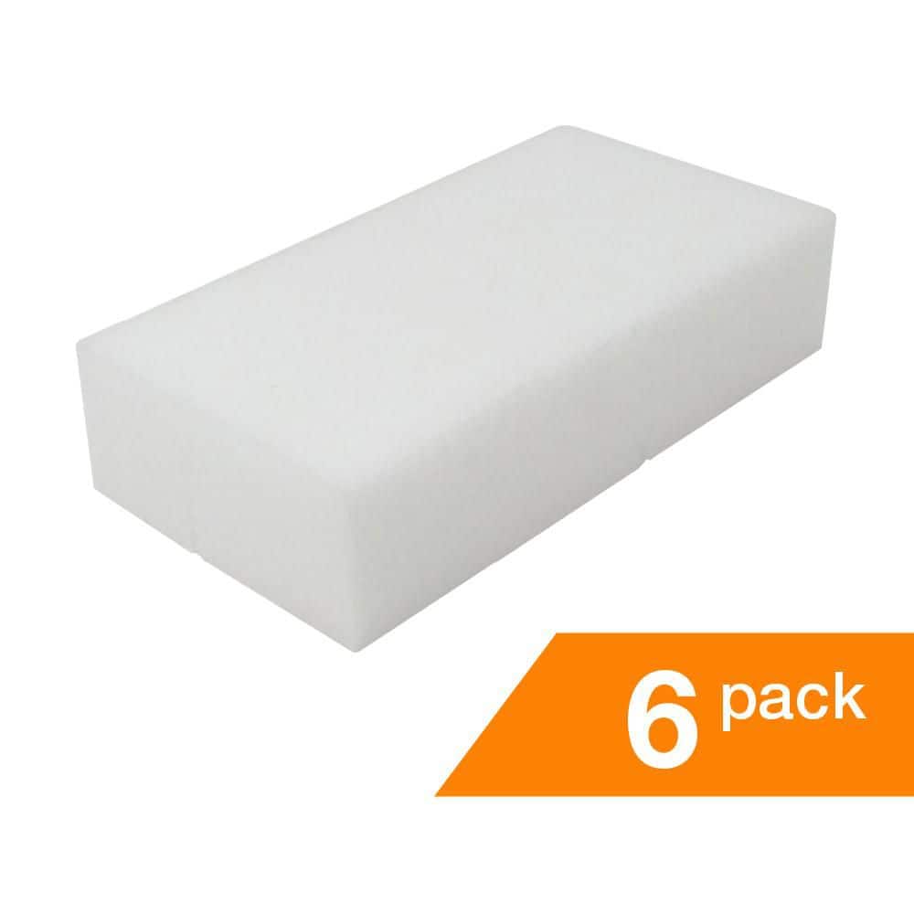 HDX All-Purpose Easy Eraser Sponge (6-Sponges) HDX 6pk Orig - The Home ...