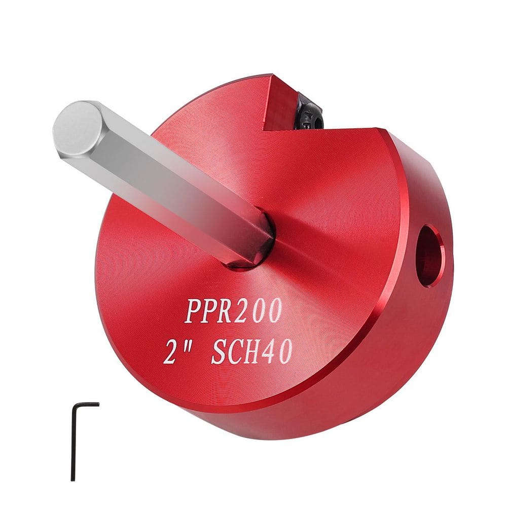 SKYSHALO 2 In. PVC Pipe Reamer, Aluminum Alloy, PVC Pipe Fitting Saver ...