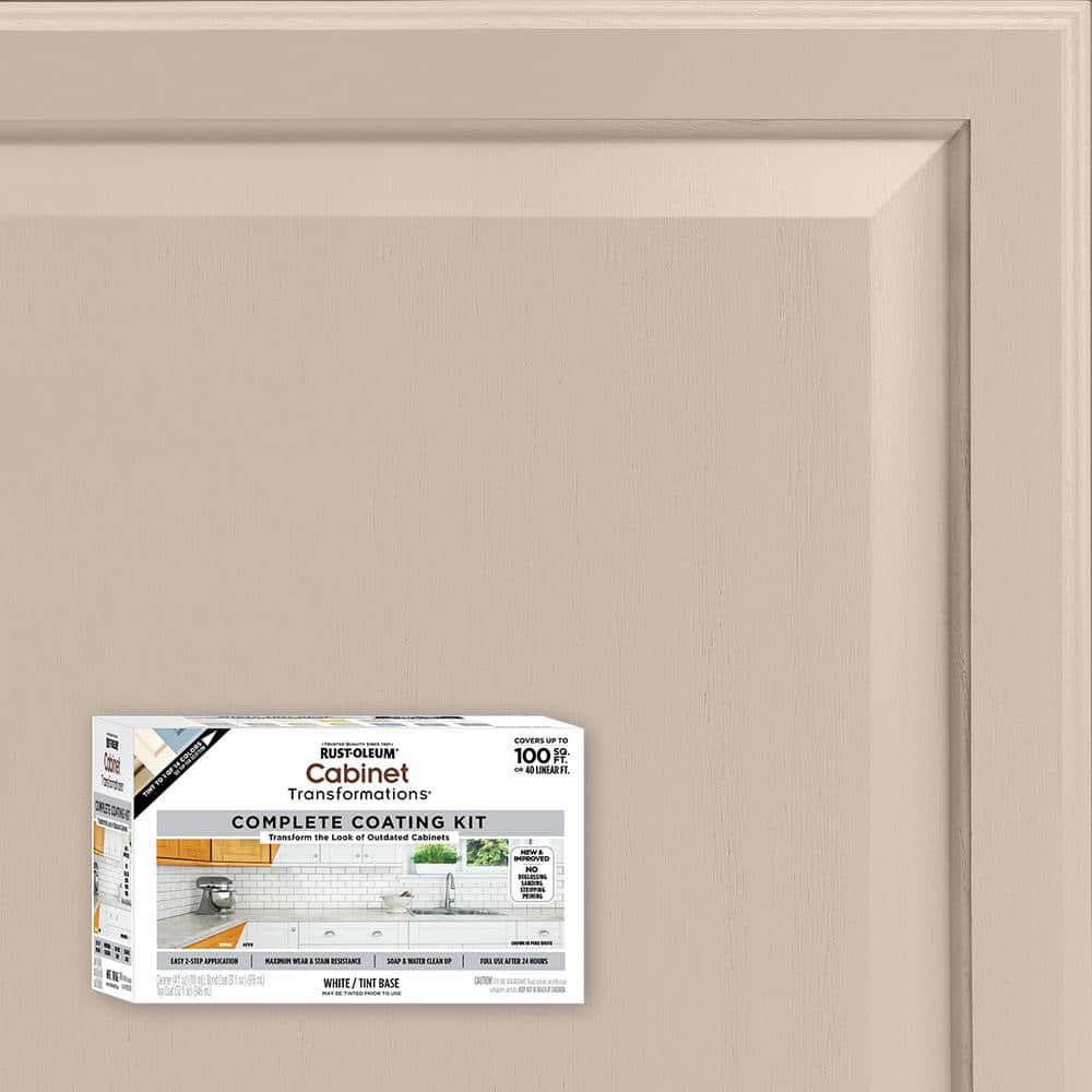 Rust-Oleum Transformations 1 qt. Satin Smokey Beige Interior Cabinet ...