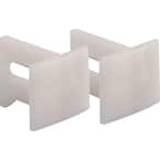 Prime-Line Pocket Door Bottom Guides, 1-1/8 in., Plastic, White (2-pack ...