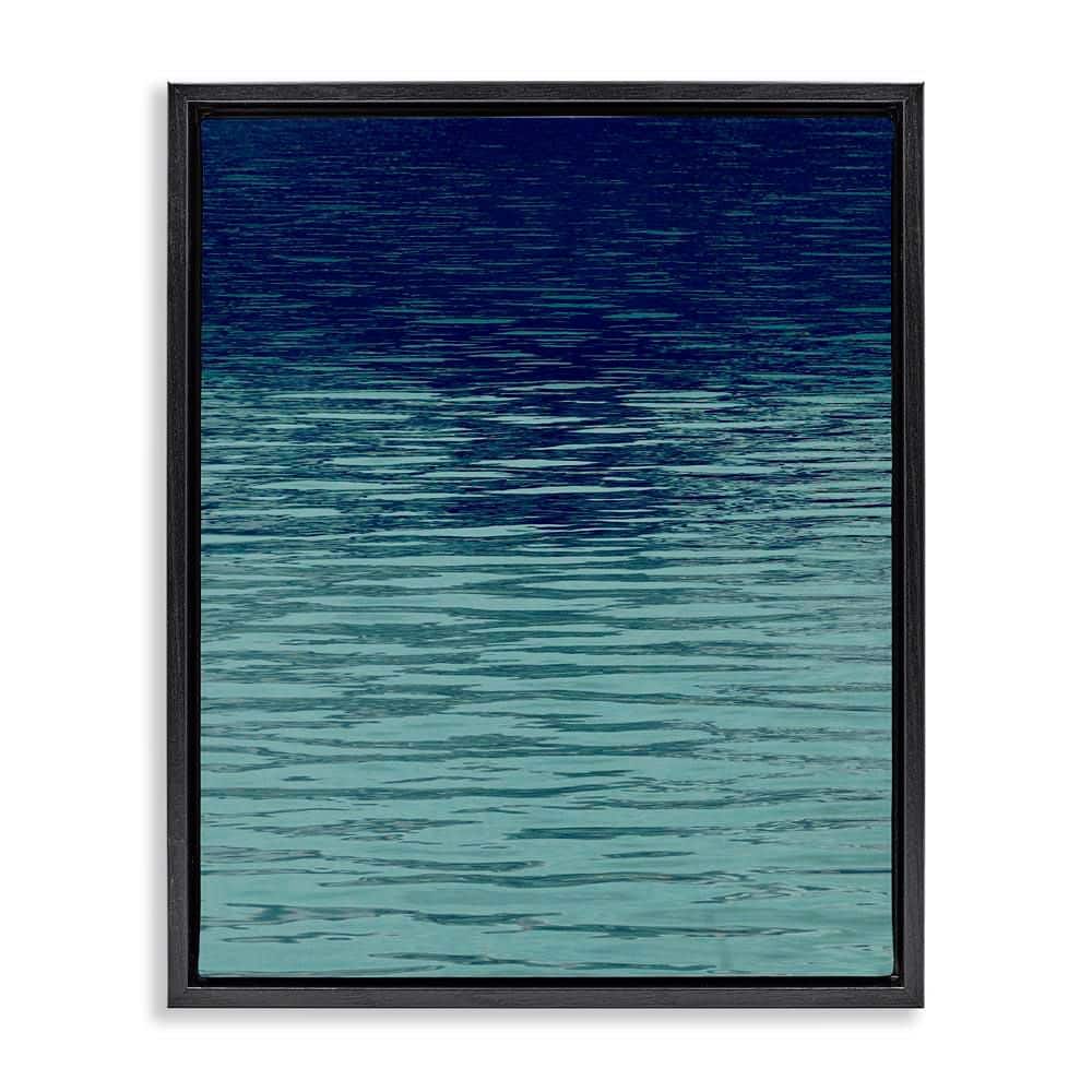 Stupell Industries Shadow on Sea Ripples by Maggie Olsen Black Floater ...