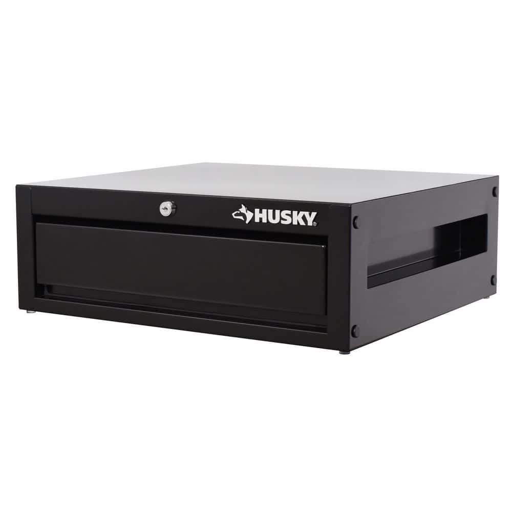 Husky Modular 20 in. 1-Drawer Black Top Tool Chest H20BOX1BLK - The ...