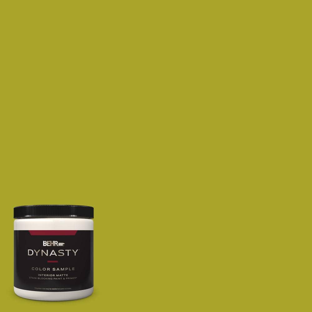 BEHR DYNASTY 8 oz. #P340-7 Venom Matte Stain-Blocking Interior/Exterior ...