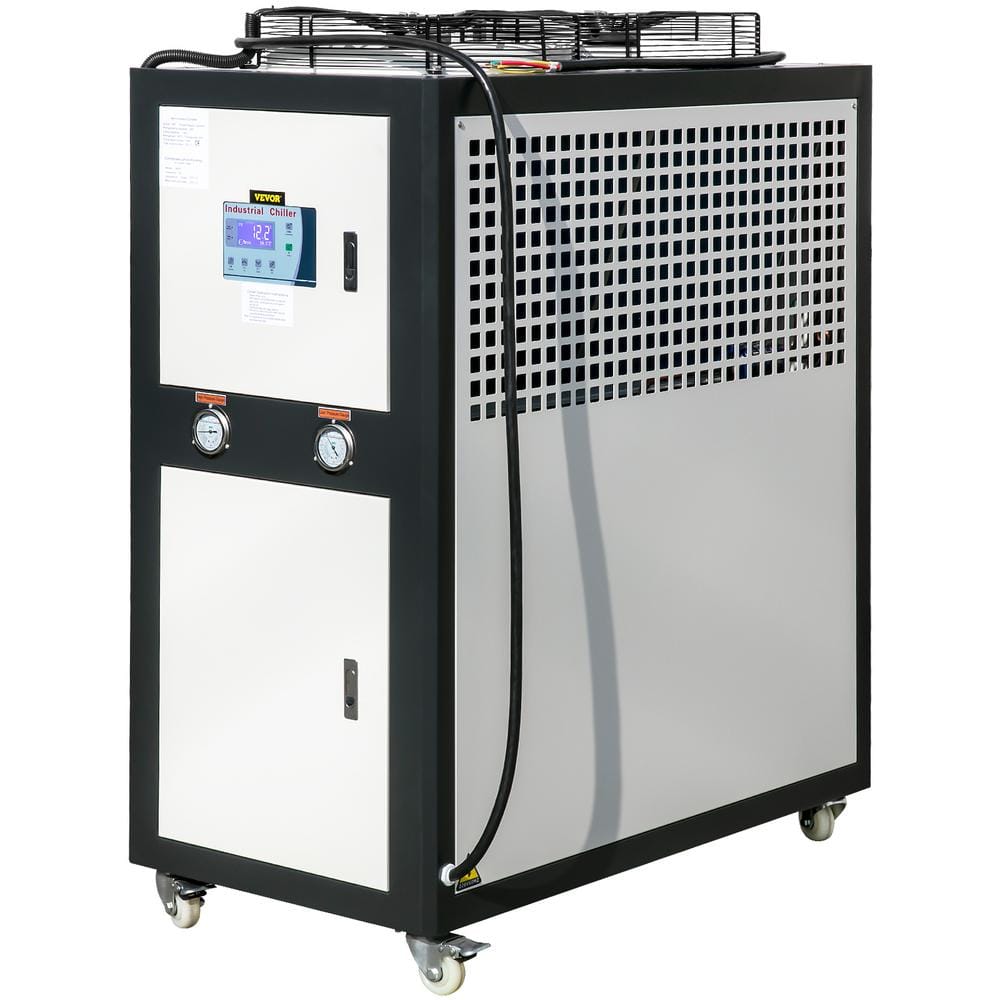 VEVOR Water Chiller 6Ton Capacity Industrial Chiller 6Hp Air Cooled ...