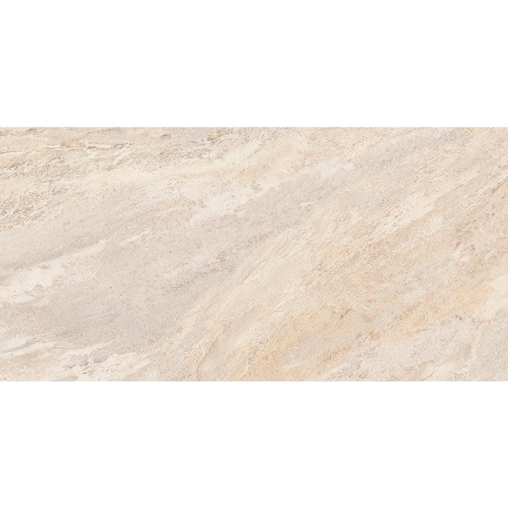 EMSER TILE Milestone Dust Matte 11.81 in. x 23.62 in. Porcelain Floor ...