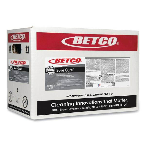 Betco 5 Gallon Sure Cure Urethane Fortified Sealer/Finish, Bag-in-Box ...