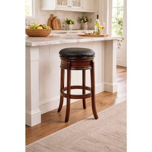 Boraam Magellan 24 in. Brandy Swivel Cushioned Bar Stool 43024 - The ...