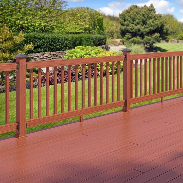 Wood - Red - Deck Railing Systems - The Home Depot