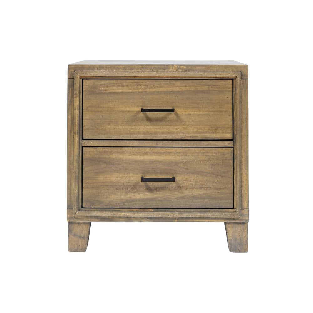 Furniture of America Laton 2-Drawer Light Oak Nightstand IDF-7068A-N ...