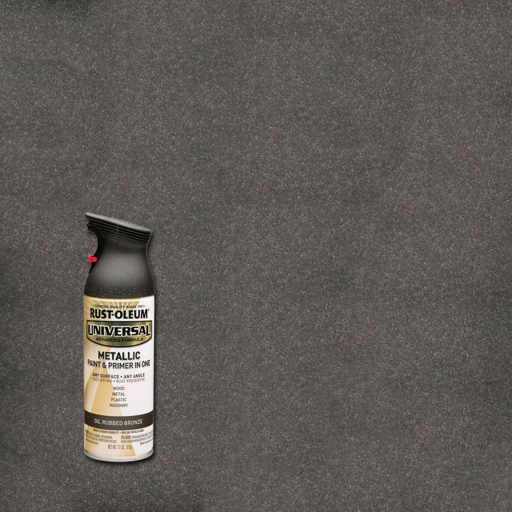 Rust-Oleum Universal 11 oz. All Surface Metallic Oil Rubbed Bronze ...