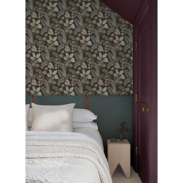 CHRIS LOVES JULIA Geneva Chocolate Peacock Paradise Wallpaper 4173 ...