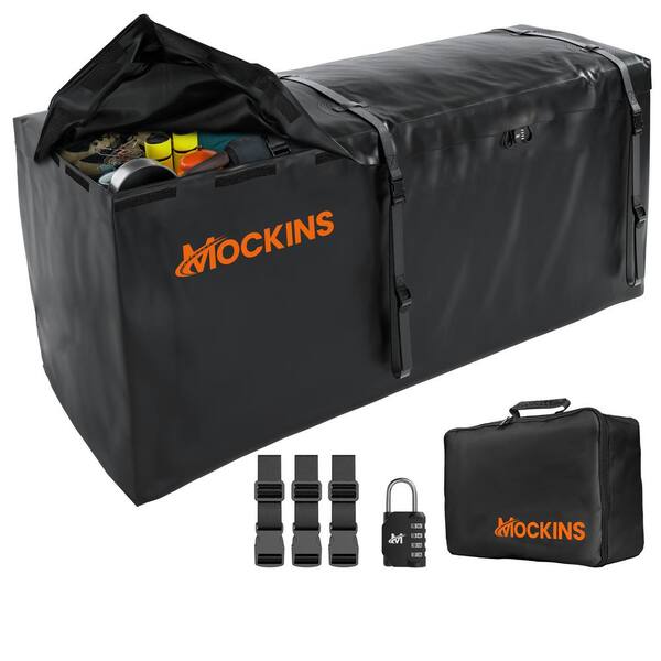 Mockins 40 cu. ft. Waterproof Black Hitch Cargo Carrier Bag (84 in. x ...
