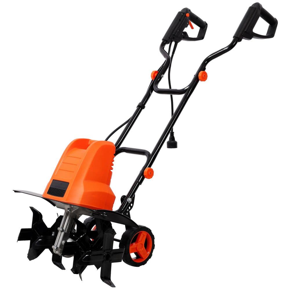 Sudzendf 18 in. W 13. 5AMP Electric Tiller, Corded Powerful Tiller with ...