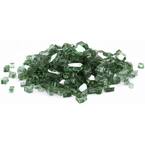 Margo Garden Products 1/4 in. 20 lb. Green Reflecitive Fire Glass DFG20-R07