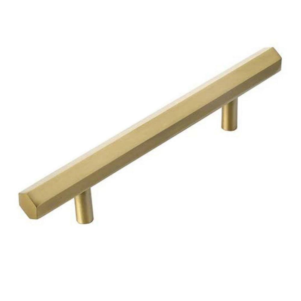 Pyramid Home Decor Brizza 6-5/16 in. (160 mm) Solid Brushed Brass ...