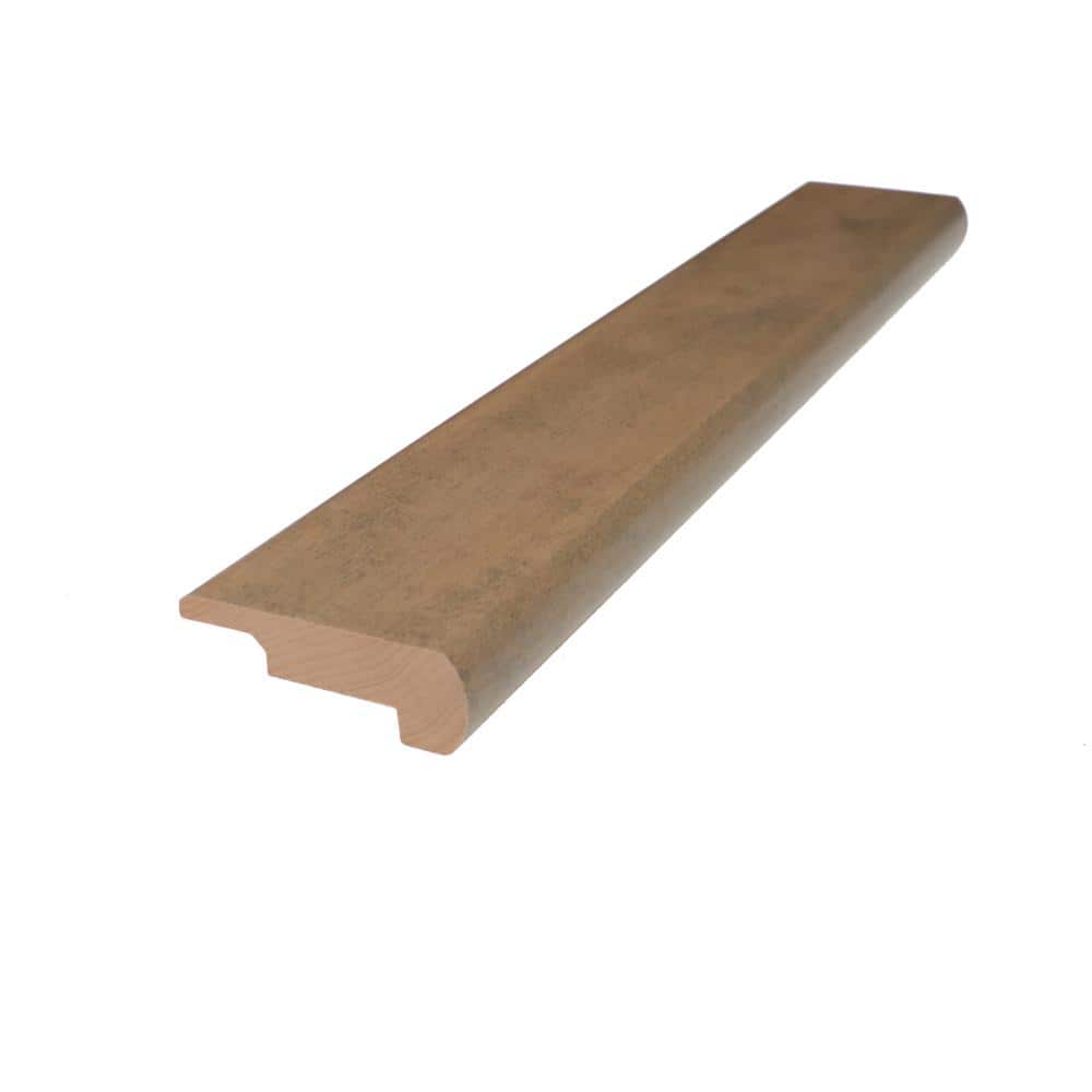 ROPPE Reuben 0.50 in. T x 2.75 in. W x 78 in. L Overlap Wood Stair Nose ...