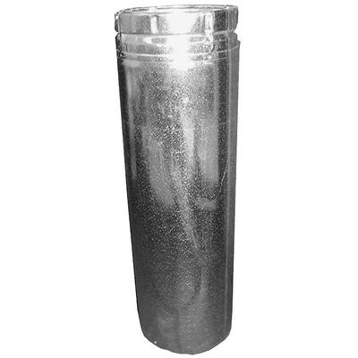 Speedi-Products 4 in. x 24 in. B-Vent Round Pipe-BV-RP 424 - The Home Depot