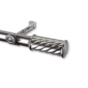 Rod Desyne Grip 120 in. - 170 in. Single Curtain Rod in Antique 4836 ...