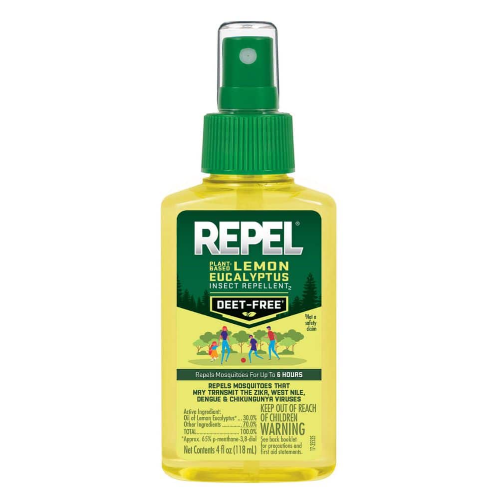 Repel 4 oz. Plant-Based Mosquito and Insect Repellent DEET-Free Pump ...