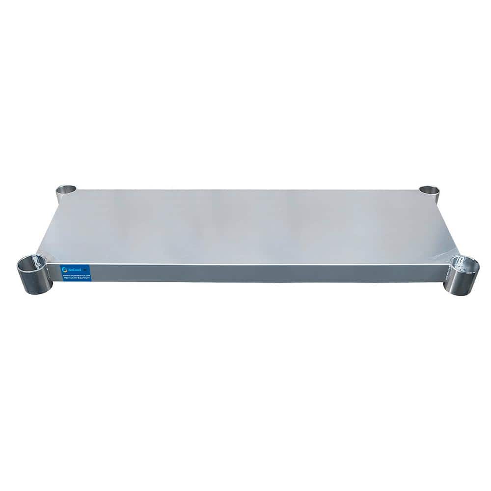 AMGOOD Additional Galvanized Steel Undershelf for 24 in. x 72 in ...