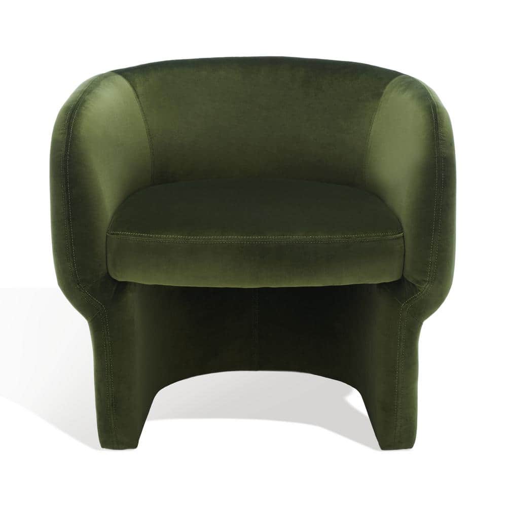 SAFAVIEH Kellyanne Forest Green Accent Chair SFV5023D - The Home Depot