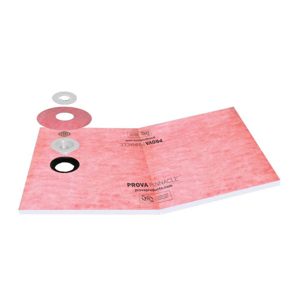 M-D Building Products 38 in. W x 60 in. L Shower Kit Prova Pinnacle ...