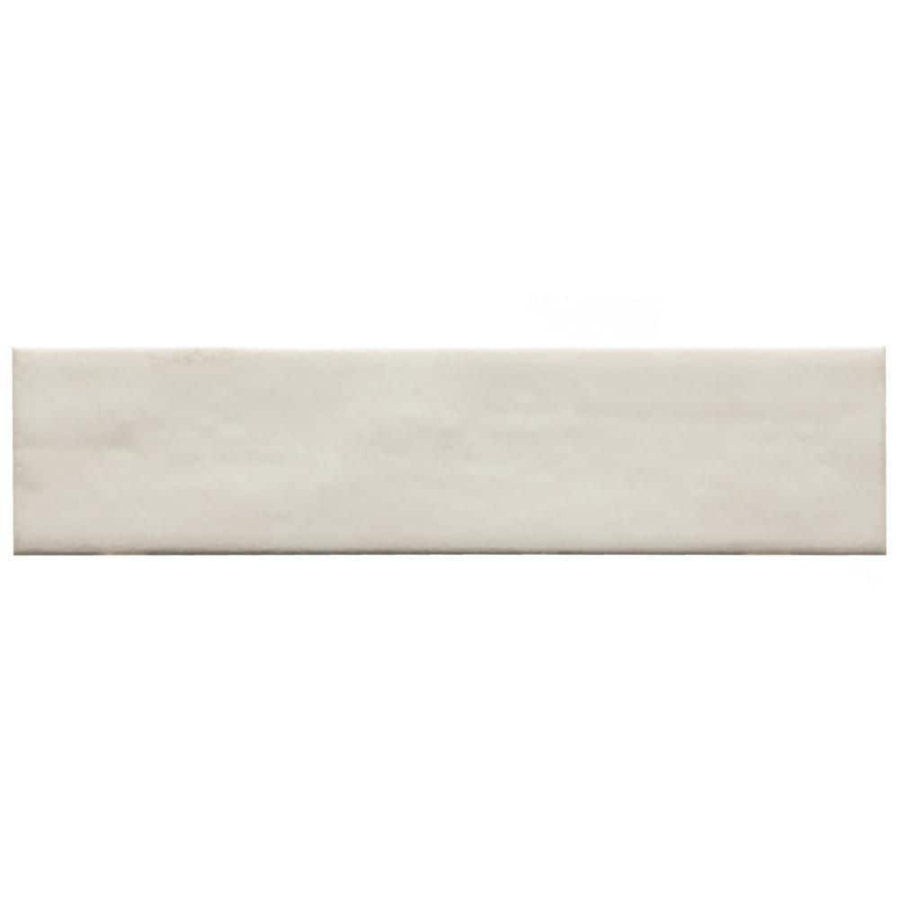 Merola Tile Tribeca Studio Gypsum White 2 in. x 10 in. Porcelain Wall ...
