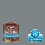 Glidden 1 gal. PPG1039-5 Garrison Gray Solid Interior/Exterior Concrete ...