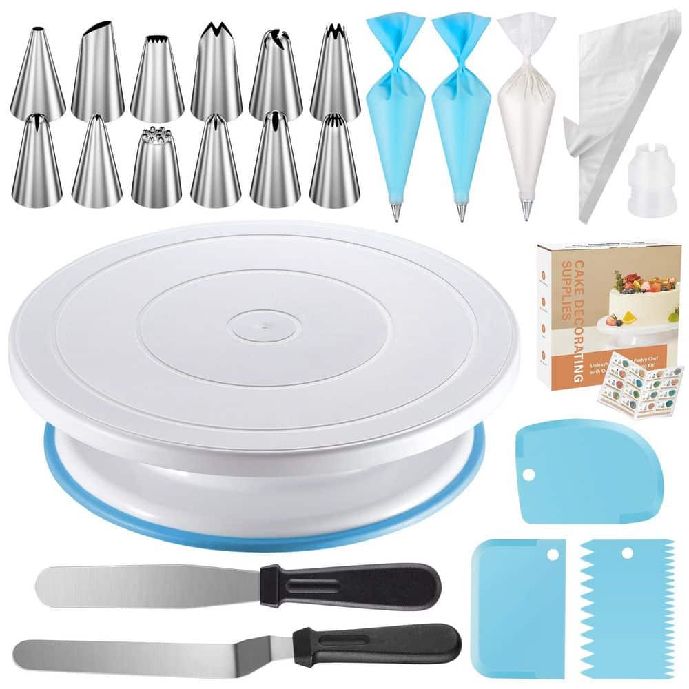 Wudkey 71-Piece Professional Cake Decorating Kit for Beginners and Home ...