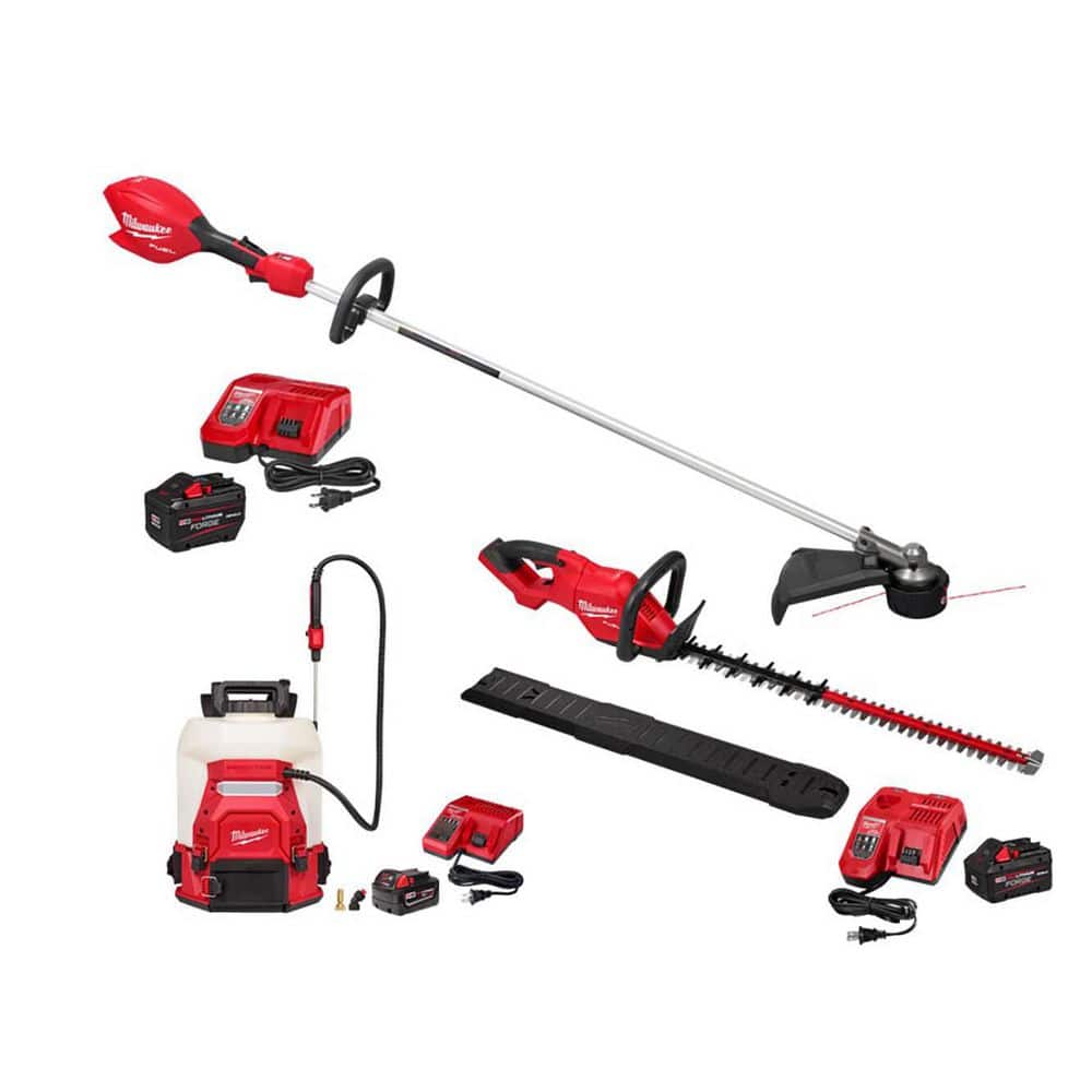 Milwaukee M18 FUEL 18V 16 in. Brushless Cordless Battery Straight Shaft ...