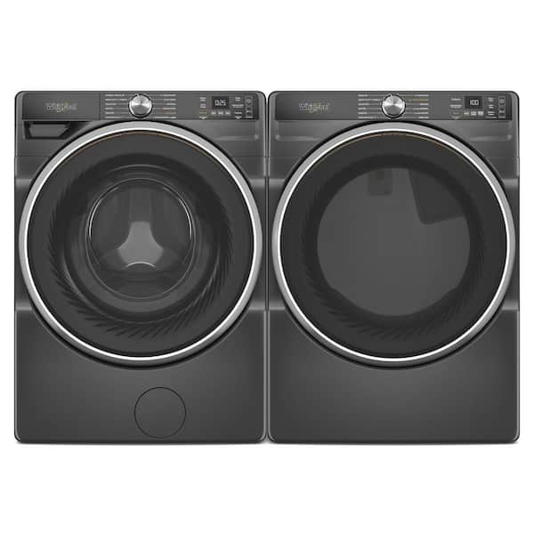 Whirlpool 5.0 cu. ft. Front Load Washer in Volcano Black with Fresh Flow Vent System WFW6720RU The Home Depot