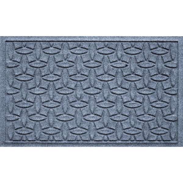 Bungalow Flooring Waterhog Elipse Bluestone 23 in. x 35 in. PET ...