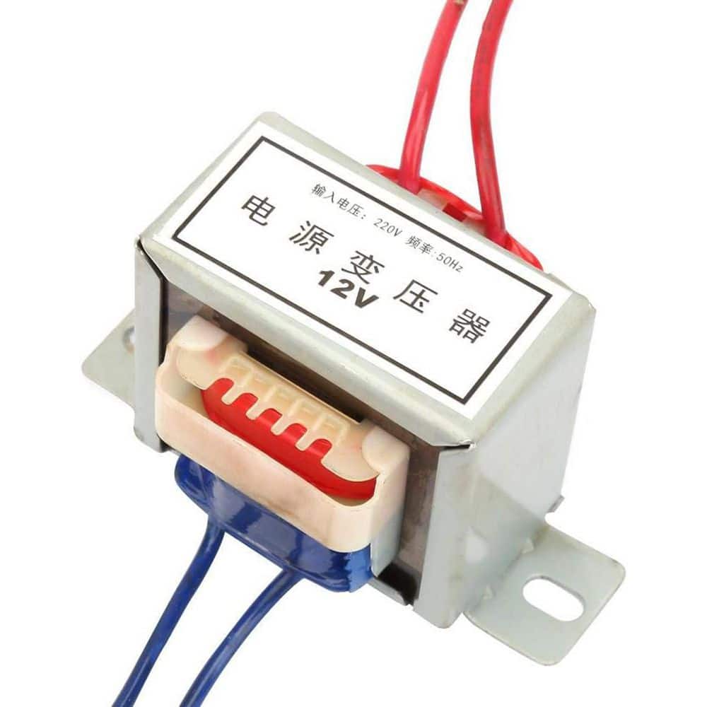 Yichuhaoxi AC 220V to AC 12V/24V Power Transformer 10W 50Hz Electronic Transformer with Flame ...