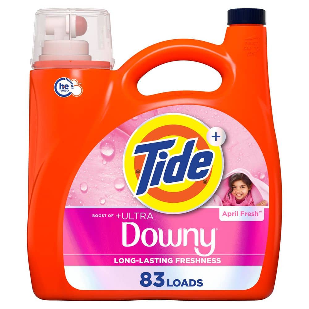 Tide 117 oz. Ultra Downy April Fresh Scent Liquid Laundry Detergent (83 ...