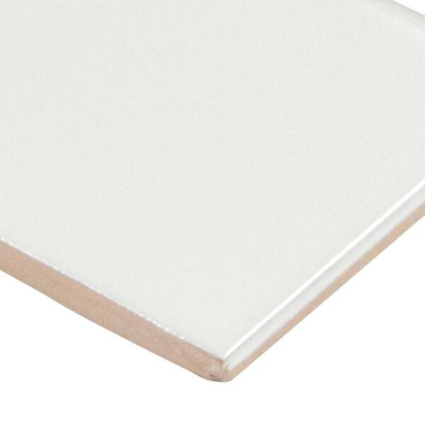 Ivy Hill Tile Bianco Dolomite White 4 in. x 12 in. Polished Marble Base ...