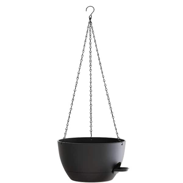 12 Inch Hanging Baskets 2 PC with Chains, Self-Watering Hanging ...