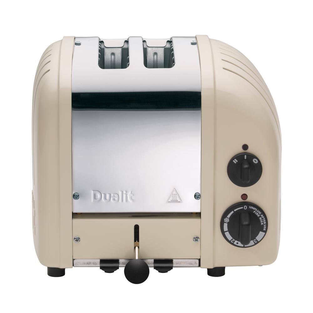 Dualit New Gen 2-Slice Clay Wide Slot Toaster with Crumb Tray-27179 ...