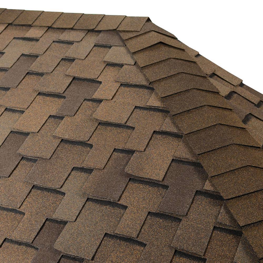 GAF Seal-A-Ridge AS Adobe Sunset Impact-Resistant Asphalt Hip and Ridge ...