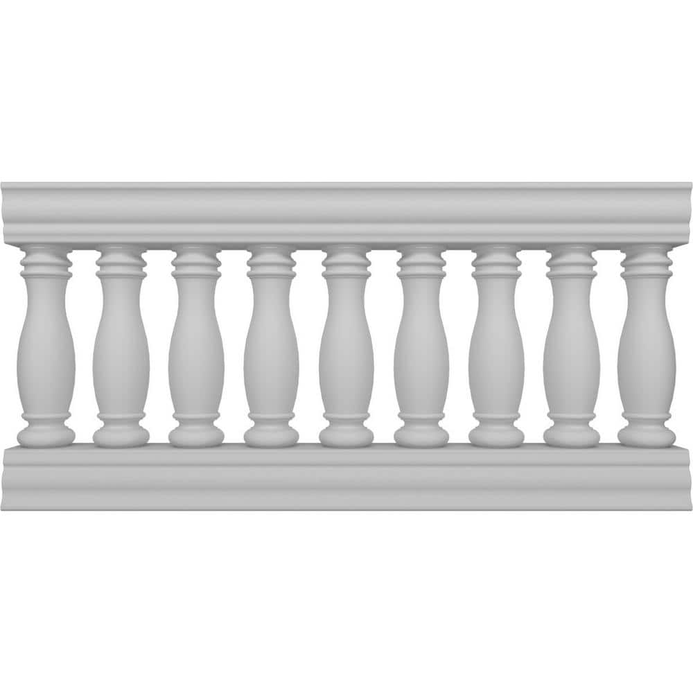 Ekena Millwork Fiberthane Embassy Balustrade 60 in. L x 32 in. H ...