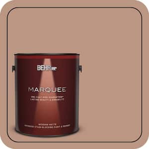 BEHR DYNASTY 8 oz. #S190-4 Spiced Brandy One-Coat Hide Matte Stain ...