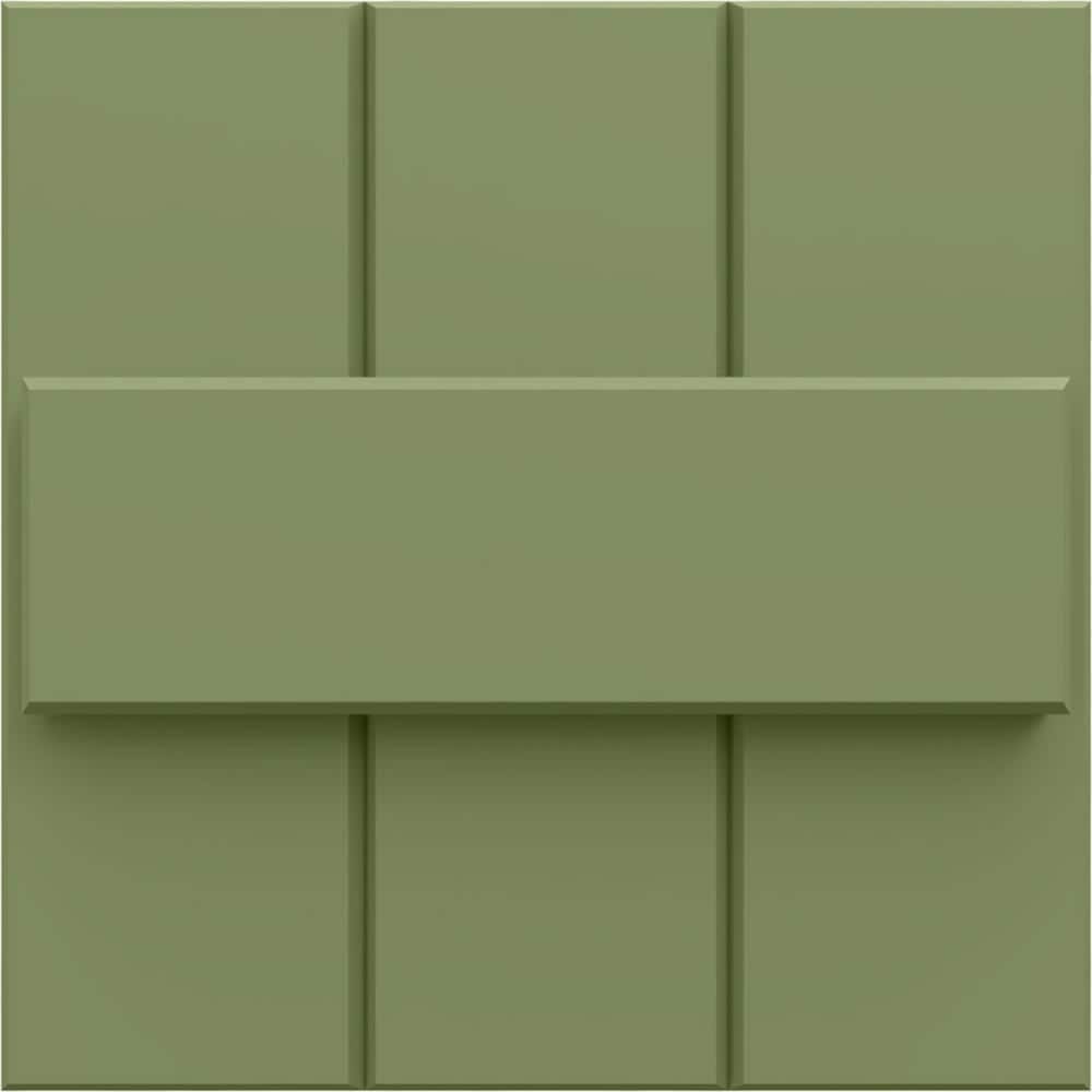 Ekena Millwork 12-in W x 12-in H True Fit PVC Joined Board-n-Batten ...