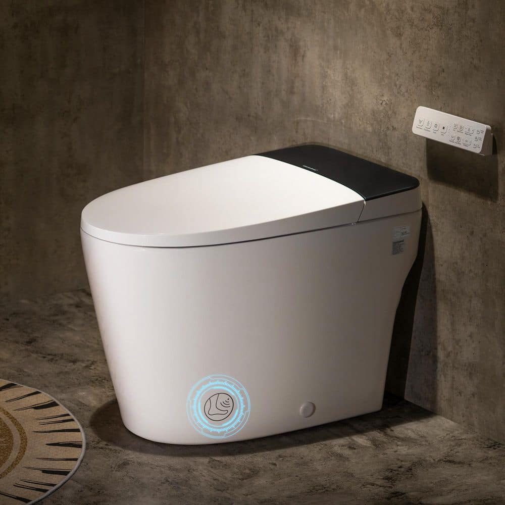Casta Diva Low-Pressure Strong Flush Elongated Electric Smart Bidet ...