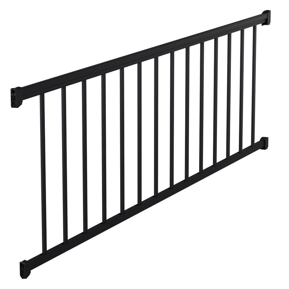 Reviews for PEAK Aluminum Railing 36 in. H x 6 ft. W Matte Black ...