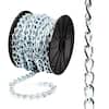 Everbilt #2/0 x 75 ft. Zinc Plated Steel Twisted Link Chain 806430 ...