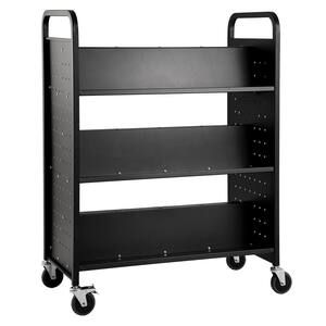VEVOR Multi Use Functional Collapsible Cart 198 lbs. Capacity 2-Tier ...