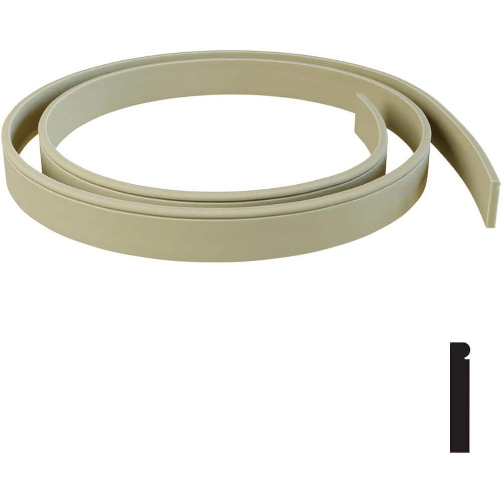 Ekena Millwork 9/16 in. x 144 in. x 5 1/4 in. Resin Baseboard Flexible ...