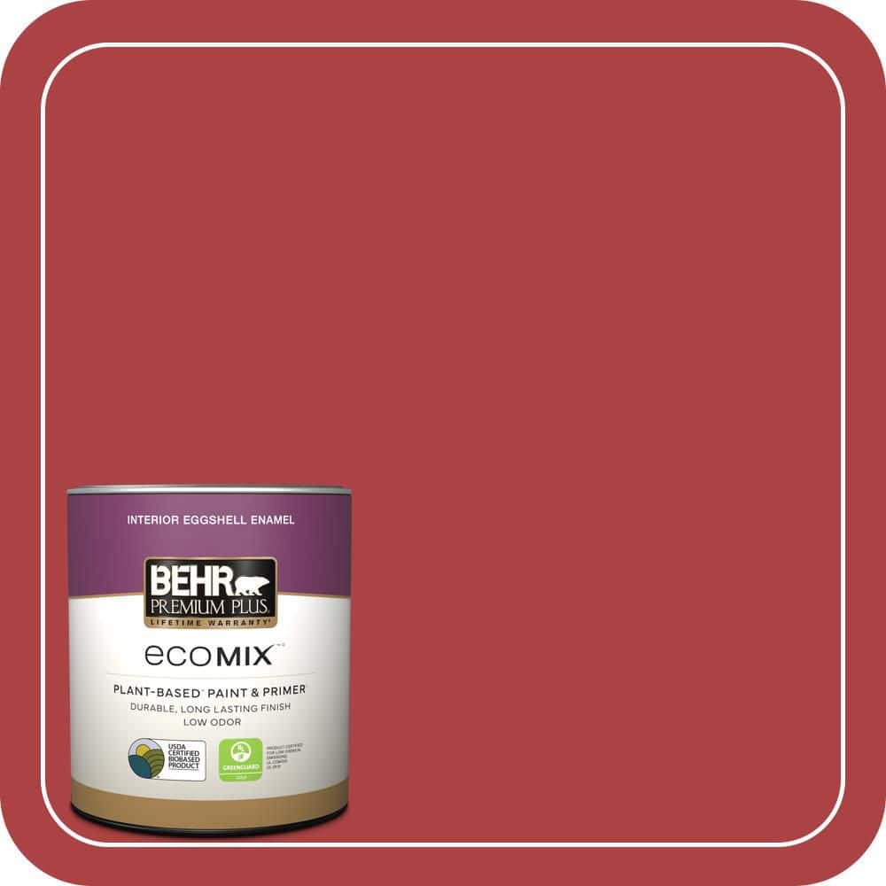 BEHR PREMIUM PLUS 1 qt. #160B-7 Daredevil Eggshell Enamel EcoMix Plant ...